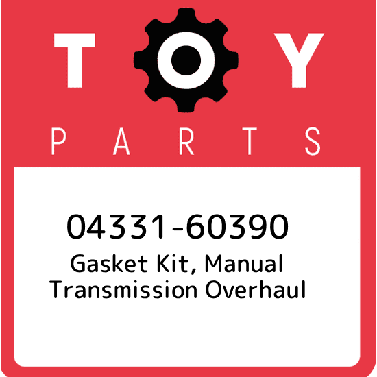 04331-60390 Toyota Gasket Kit Manual Transmission Overhaul 0433160390 ...