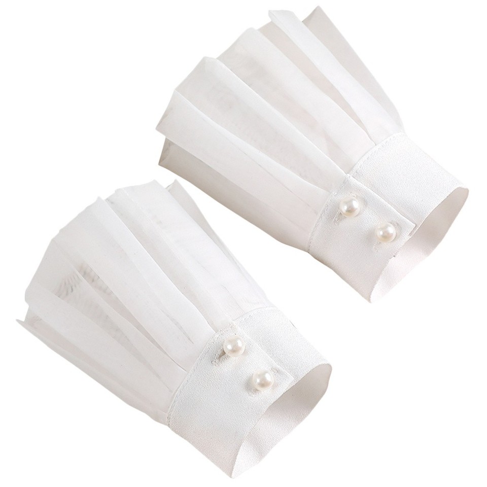 1 Pair Fake Sleeves Women Fake Hand Sleeves Wrist Cuffs for Wedding ...