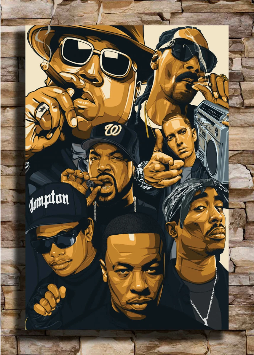 Old School Hip Hop Poster