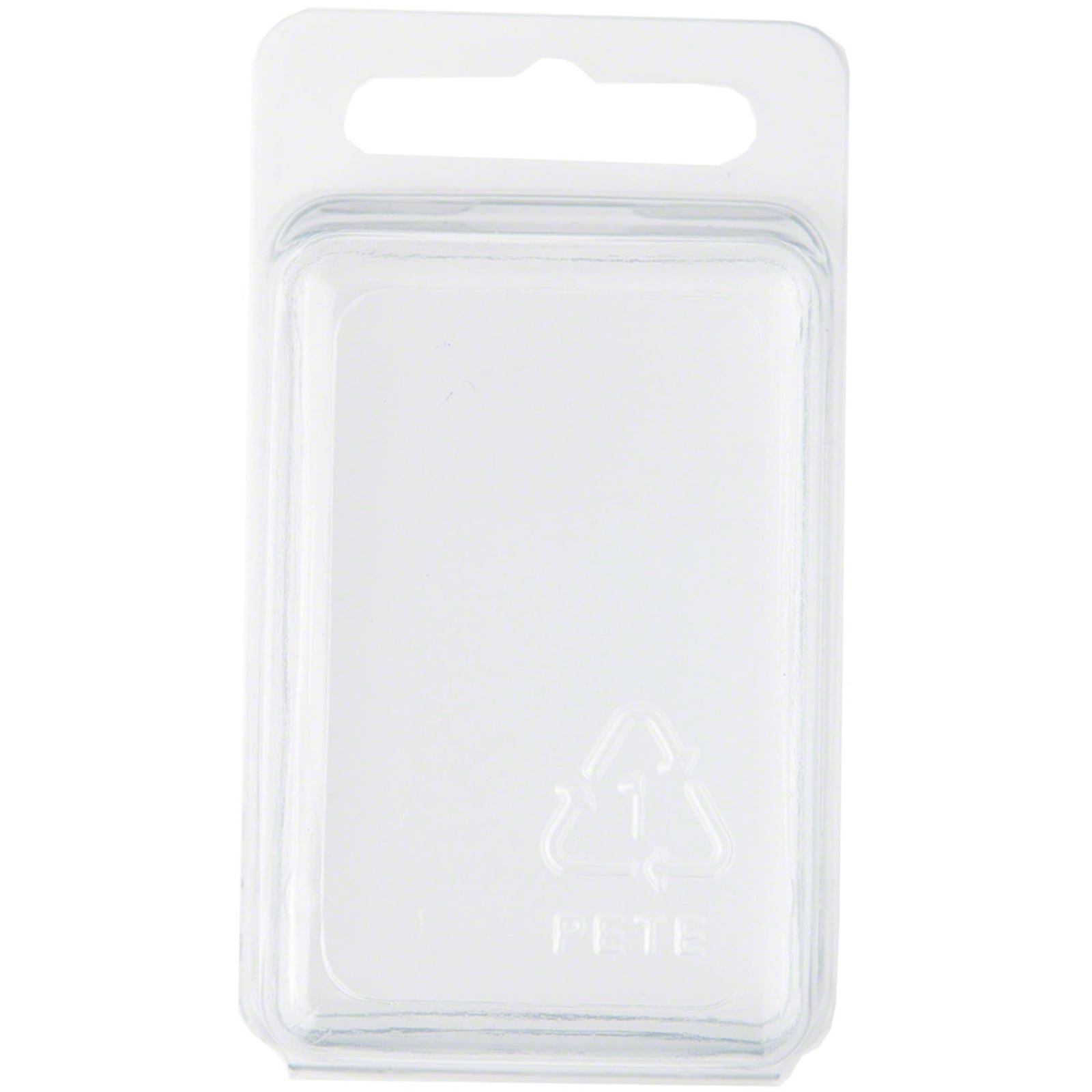 Clear Plastic Clamshell Package/Storage Container, 2.31" H x 1.5" W x 1 ...