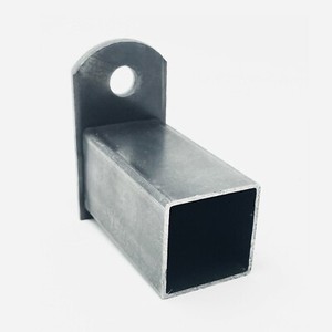 Fence Mounting Bracket for Decorative Square Steel Tubing Rails Pair | eBay