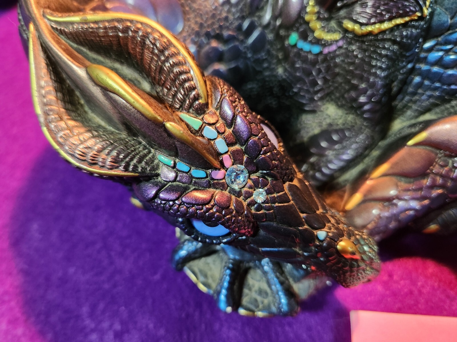 Windstone Editions Mother Dragon Blue Peacock, Artist Pena, 1985 | eBay