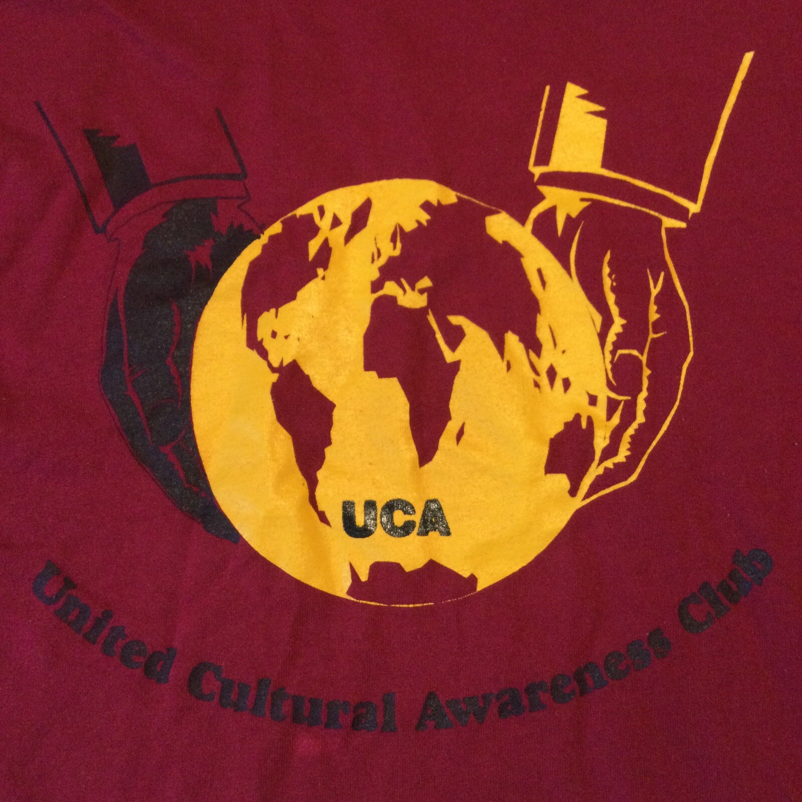 Vintage 1995 United Cultural Awareness Club t shirt X… - Gem
