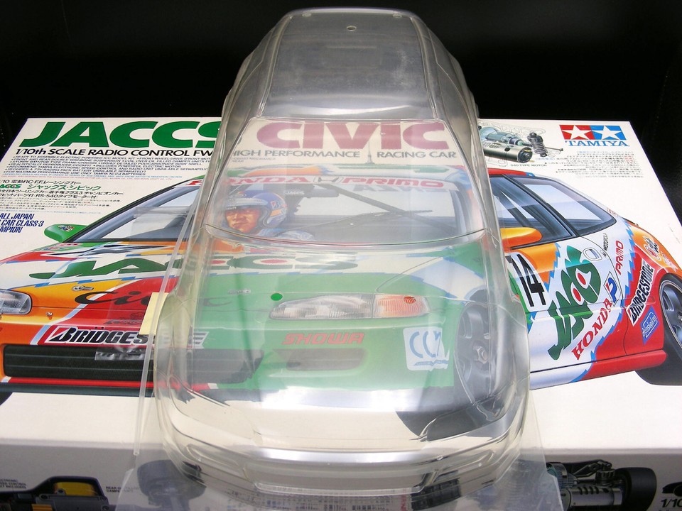 Vintage Tamiya 58133 JACCS IDEMITSU MOTION Honda CIVIC Spare Clear Main ...