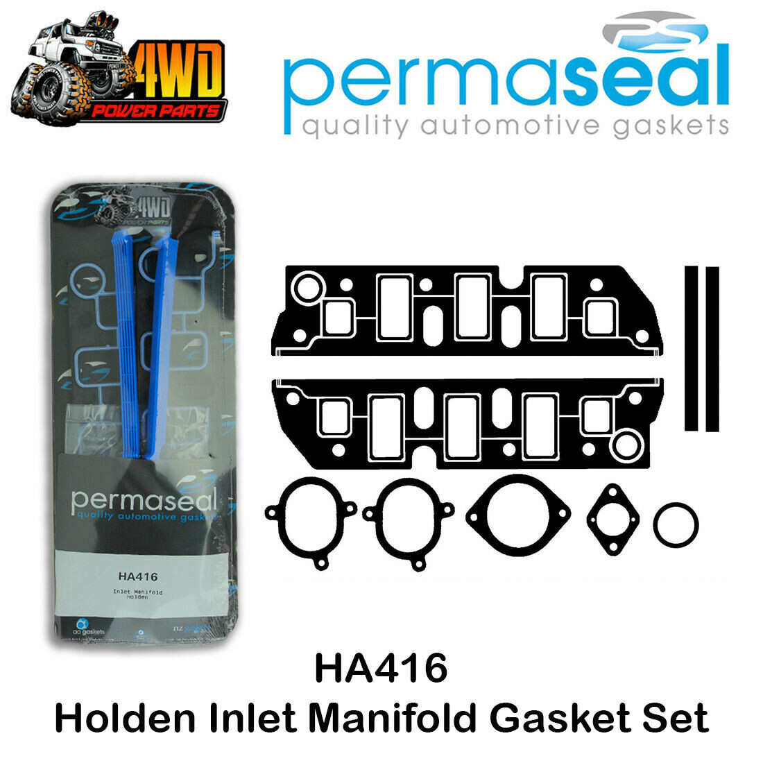 Inlet Manifold Gasket Kit Suits Holden HSV Commodore VN VP VR 3.8L V6 ...