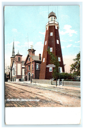 Portland Observatory Portland ME, Maine Early Postcard | eBay
