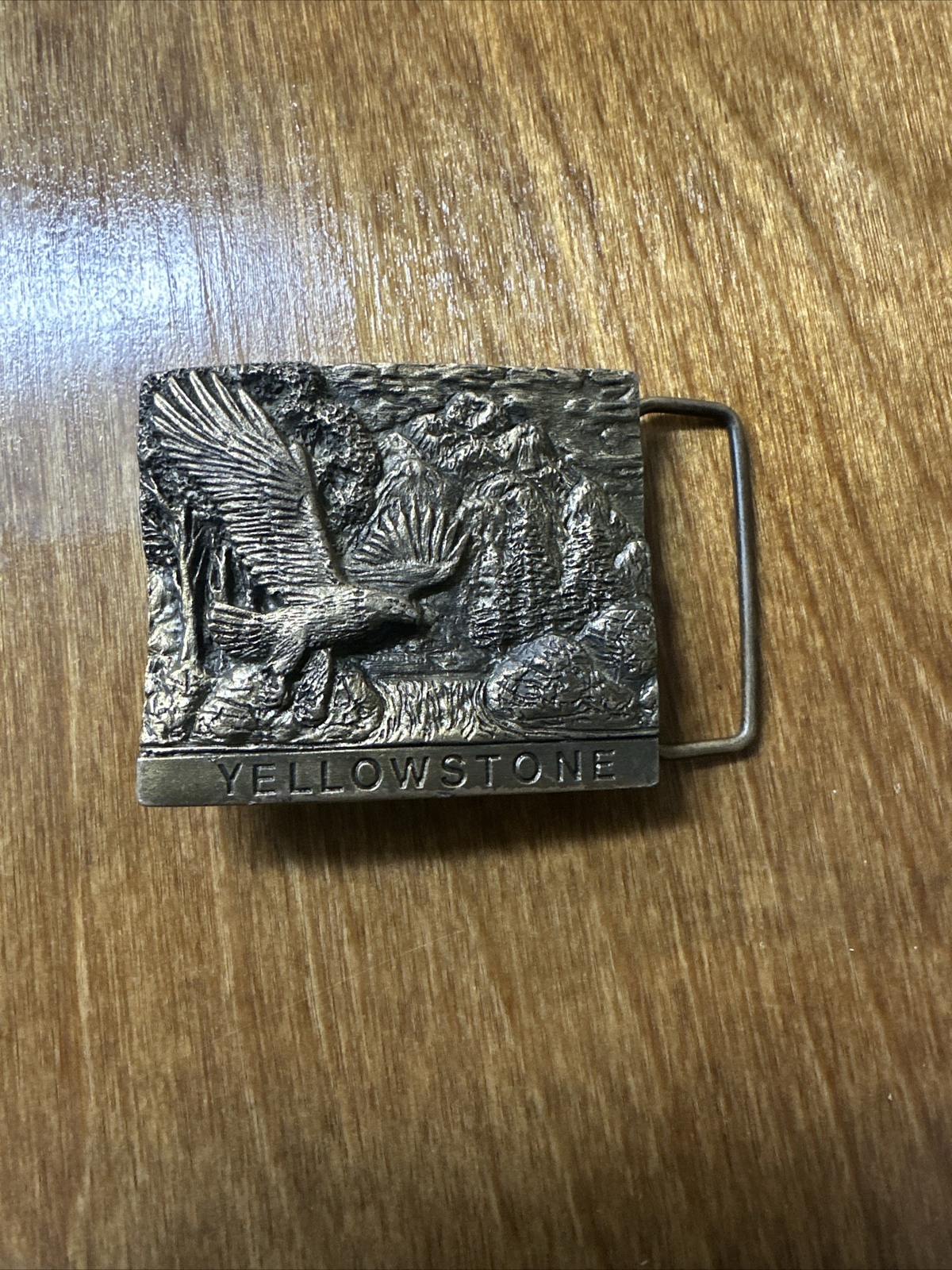 Vintage Belt Buckle 1979 Yellowstone Spec-Cast Eagle … - Gem
