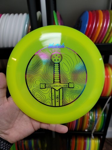 WESTSIDE Yellow 173g Erika STINCHCOMB 2022 VIP-X SWORD Disc Golf Driver ...
