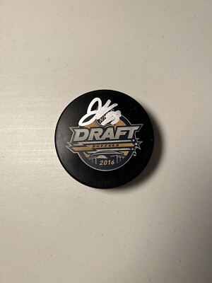 Jordan Kyrou St Louis Blues Signed Autographed 2016 NHL Draft Puck!! | eBay