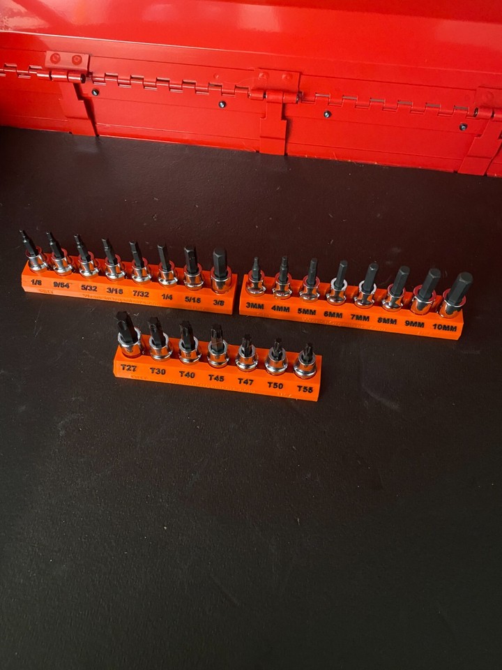 QRT Mag Lock Custom Icon Allen/Torx Hex Bit Organizer Rails | eBay