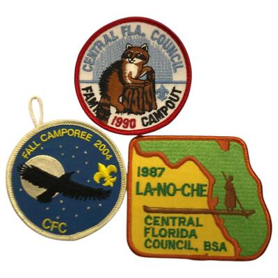 Central Florida Council FL Lot of 3 Event Patches (ZA273) | eBay