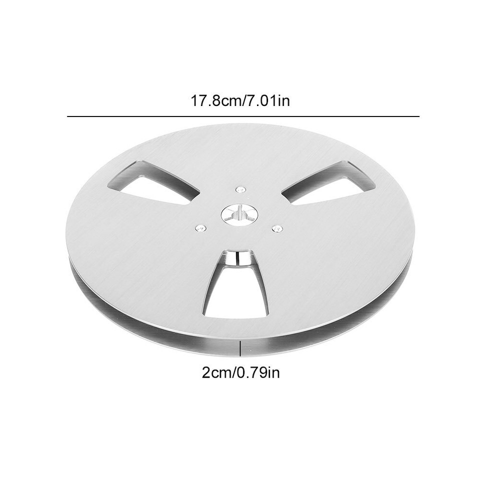 1/4 7 Inch Blank Tape Reel Aluminum Alloy Empty Tape Reel Recording ...