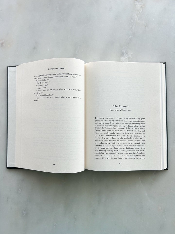 Hemingway on Fishing - Ernest Hemingway - 2007 - Hardcover ...