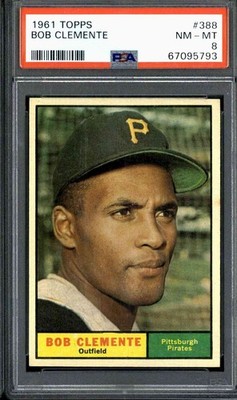1961 Topps #388 Bob Clemente - PSA 8 | eBay