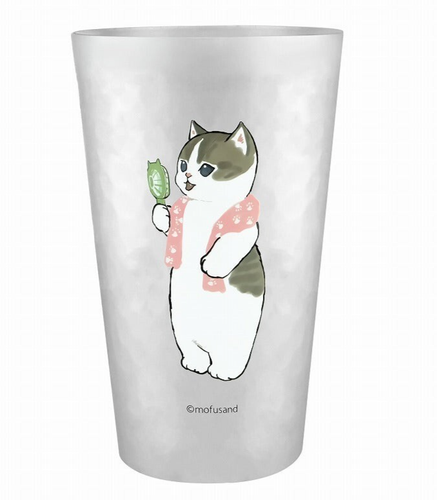 Mofusand Cold Aluminum Tumbler Electric Fan Cat Senpuki Nyan 450ml ...