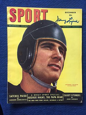 Johnny Lujack Notre Dame signed Sport Magazine Autographed Chicago ...