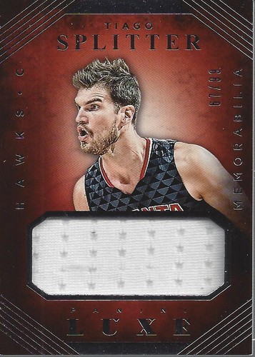 2015-16 Panini Luxe Memorabilia #10 Tiago Splitter Jersey /99 - NM-MT ...