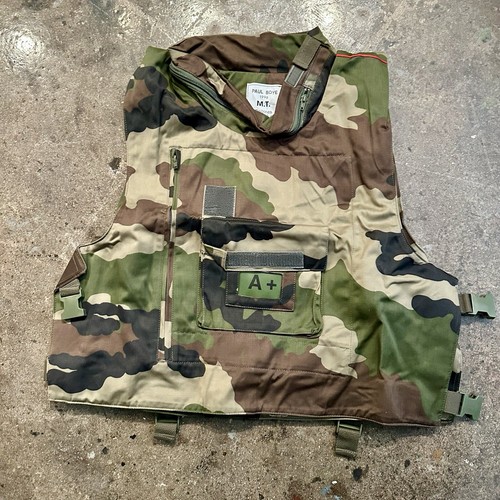 Deadstock Surplus French Army Camo Tactical Vest Body Armor Carrier | eBay