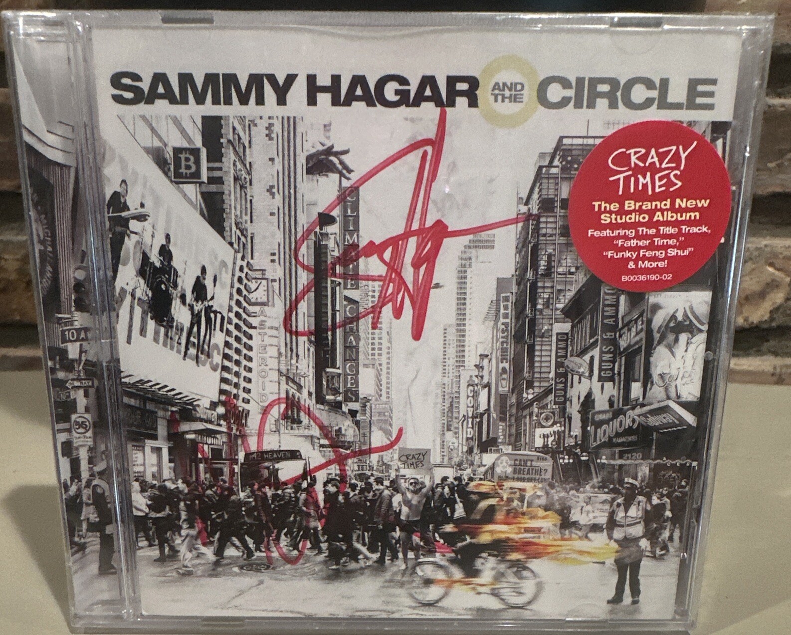 Sammy Hagar & Michael Anthony Autographed Crazy Times CD | eBay