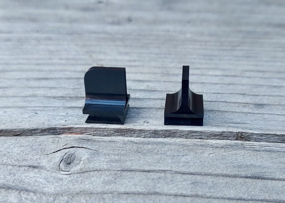 Patridge Style Front Rifle Sights 3/8" Wide Base | eBay