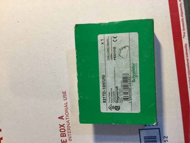 Schneider Electric 821td10h-uni Timing Relays 15a for sale online | eBay
