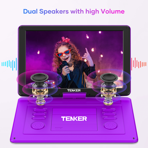 TENKER 17.9" Portable DVD Player with Large Screen, 6 Hours ...