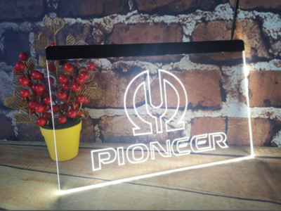 Pioneer Logo LED Neon Light Sign for Audio Video Technic store or ...
