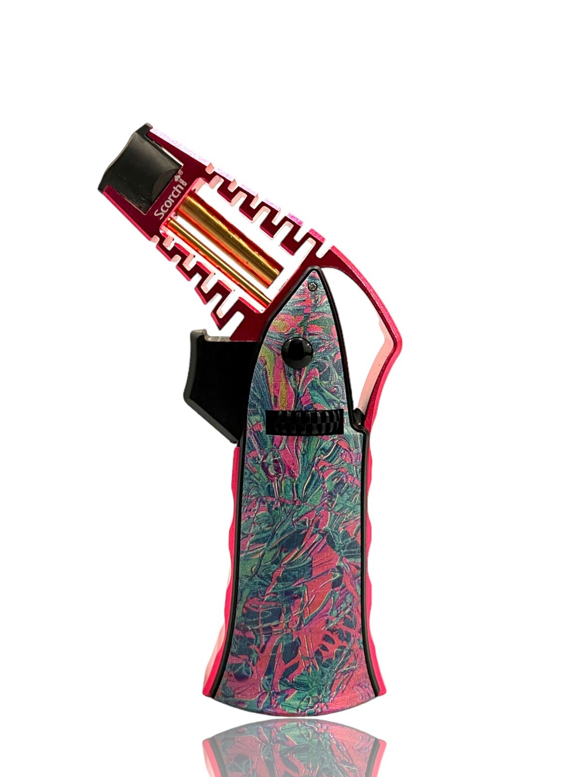 Scorch Torch X-Series Floral Graphic Single Flame Torch Lighter with ...