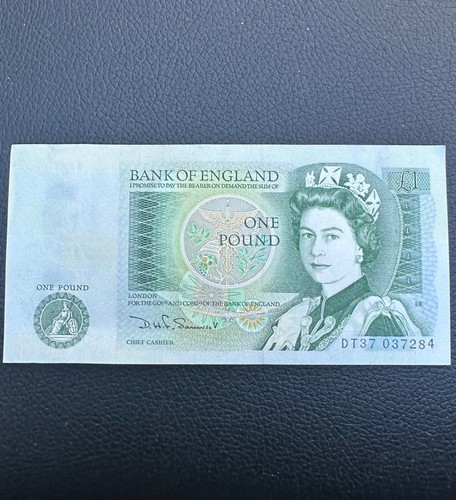 Bank of England British One pound £1 bank note Crisp UNC / 1978 ...