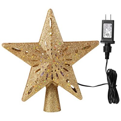 Christmas Tree Topper Projector Open box Gold | eBay