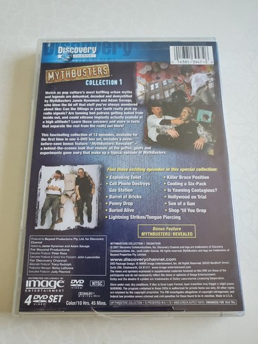 MythBusters - Collection 1 (DVD, 2007, 4-Disc Set) CIB excellent ...