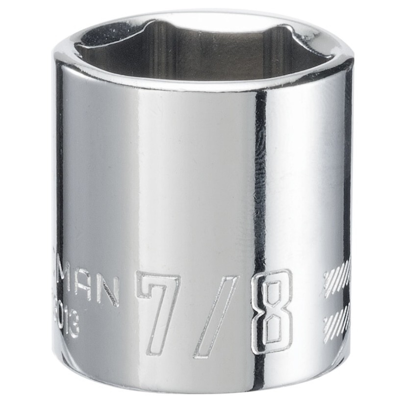 New Craftsman Socket 3/8 Inch Drive 6 Point SAE Standard Pick Size CMMT ...