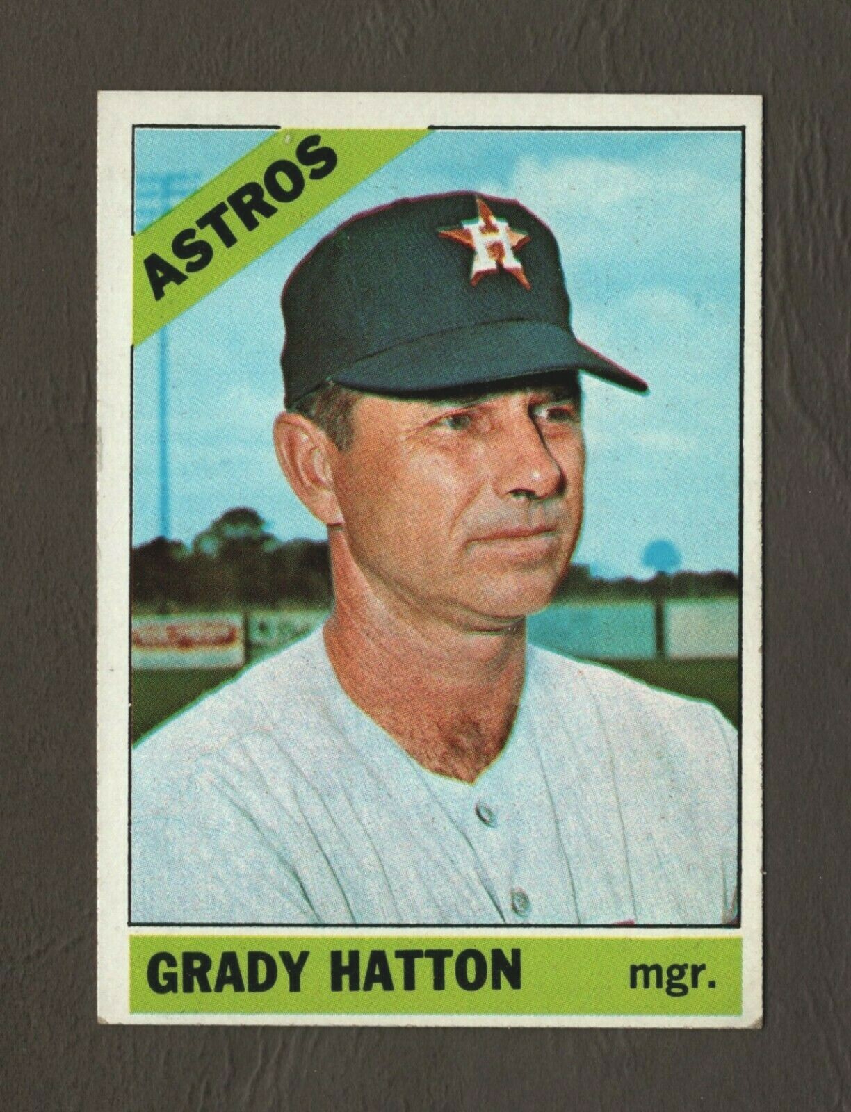 1966 Topps Baseball Card #504 Grady Hatton – Houston Astros | eBay
