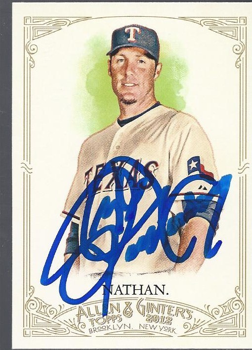 Detroit Tigers JOE NATHAN Signed Ginter Card | eBay