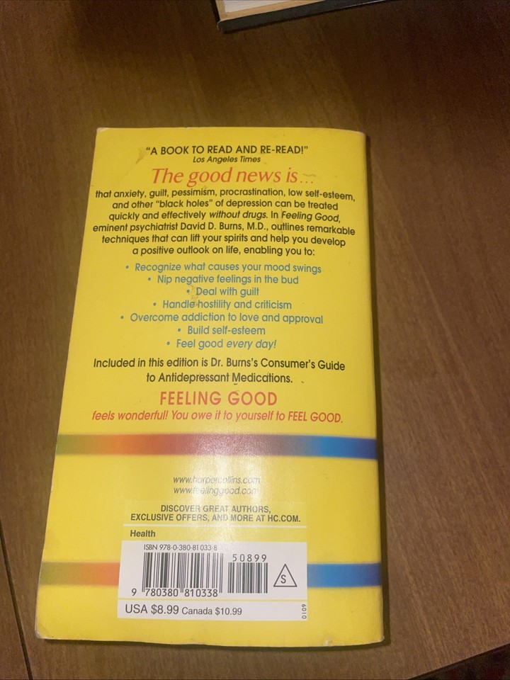 Feeling Good Book David Burns and Feeling Good Together Paperback | eBay