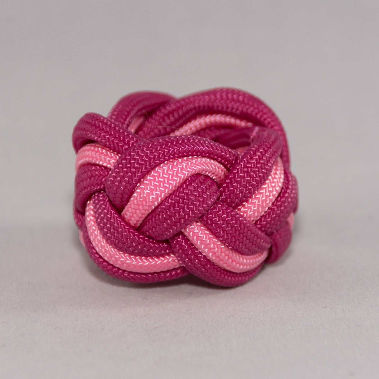 Handmade Scout Neckerchief Slide Woggle Paracord Turks Head Knot Pink ...