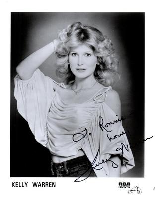 Kelly Warren signed 8x10 photo picture autographed good looking plus ...