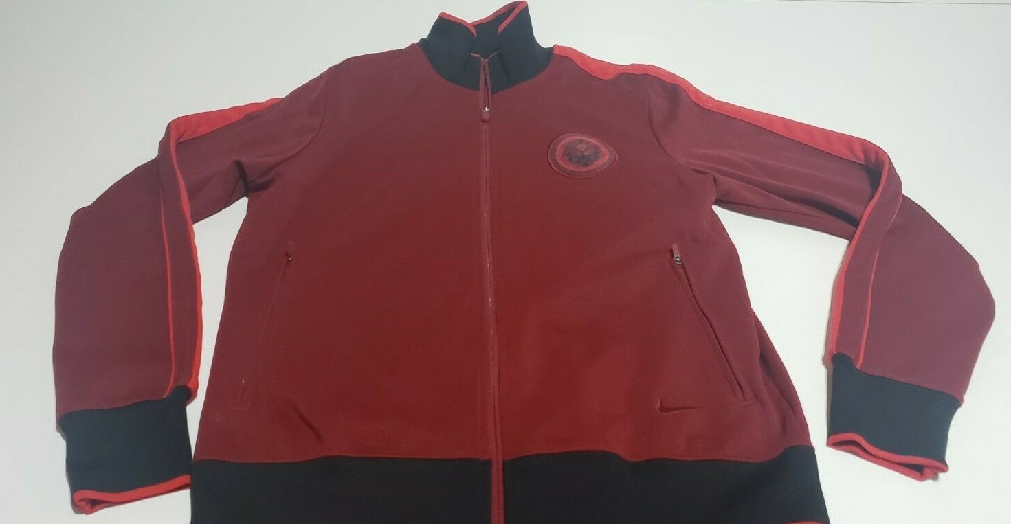 Nike Lebron King James Lion Red Track Jacket Large RN… - Gem