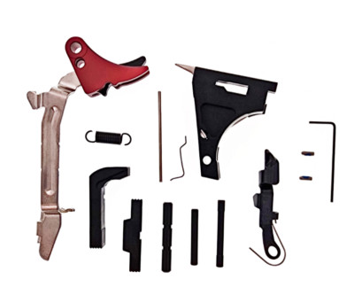 GLOCK 19 G19 Red/BLK Adjustable Trigger LPK W/INSTUCTIONS EXTENDED Part ...