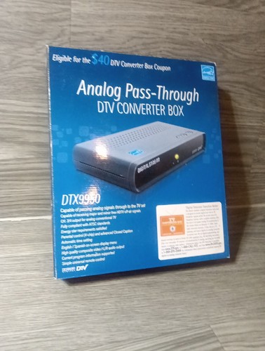 Digital Stream Analog Pass-Through DTV Converter Box: Model DTX9950 ...