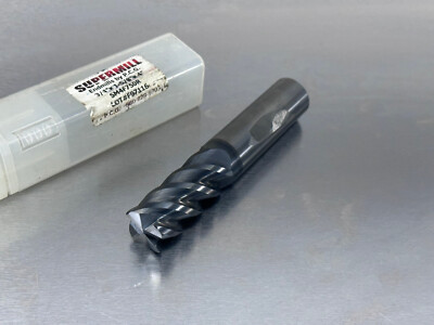 Supermill 3/4" Carbide End Mill .03" CR 4 Flute 1-5/8 LOC SM4F750R | eBay