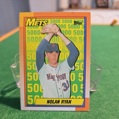 1990 Topps Nolan Ryan the 5000 STRIKEOUTS Card #2- Near Mint/Mint !! | eBay