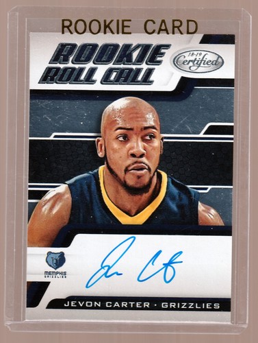 2018-19 Panini Certified Basketball Jevon Carter Rookie Roll Call Rc ...