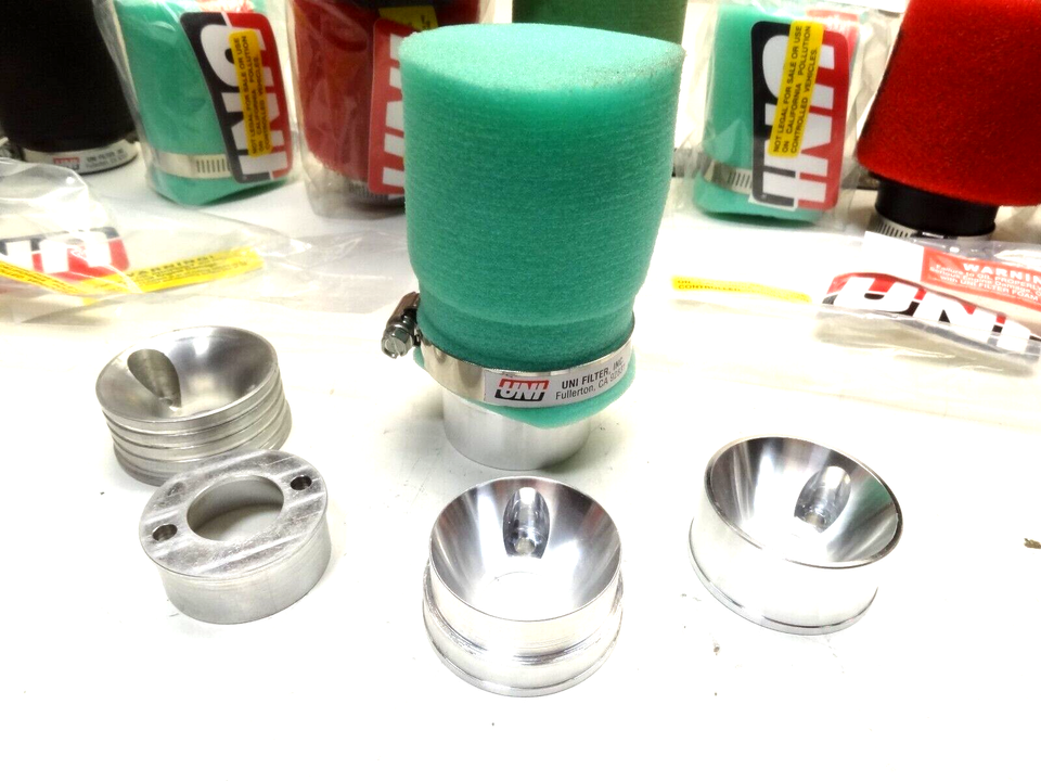 Green UNI Filter for Stihl ms440 044 velocity stack Cold air intake ...