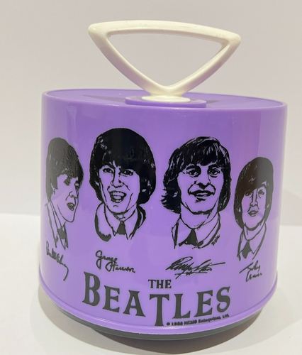 Vintage 1966 The Beatles Disk Go Case Purple, 45 Record Carry Case ...