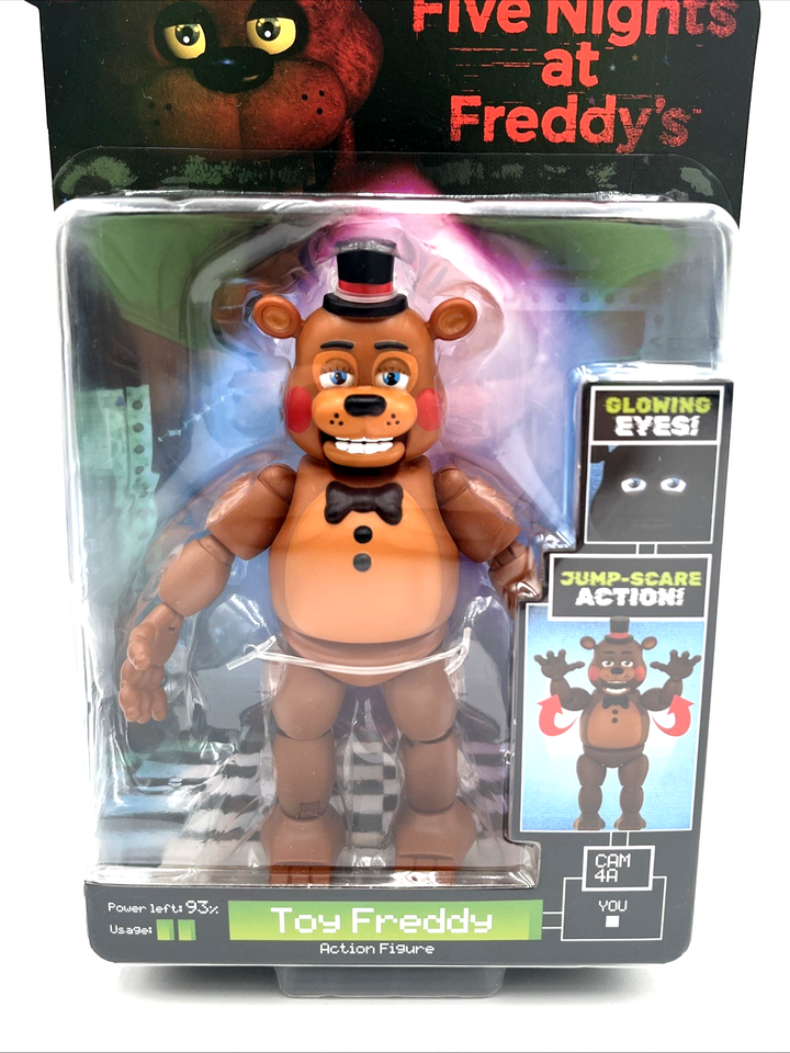 Five Nights at Freddys Toy Freddy Fazbear Jumpscare GITD Eyes FNAF 2025 ...