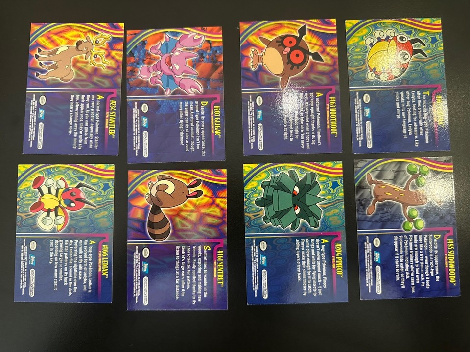 Topps Pokémon Johto Series 1 Card Lot LP | eBay