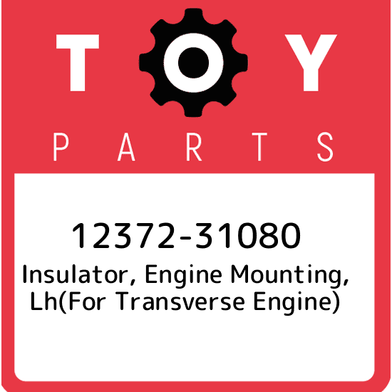 Toyota Genuine OEM 12372-31080 Insulator Engine Mounting 1237231080 for ...
