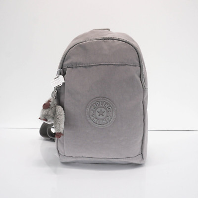 Kipling Klynn Sling Backpack Shoulder Bag KI1688 Polyamide Cool Grey ...