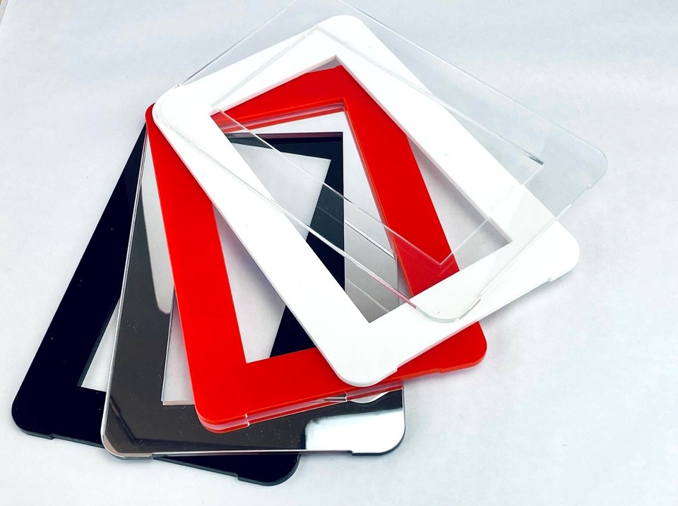 Double Single Socket Switch Surround / Finger Plate Light Switch / Plug ...